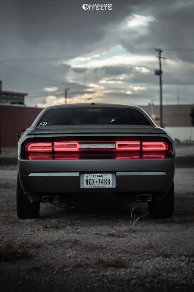 2012 Dodge Challenger with 22x10 18 Factory Reproductions Fr64 and 265 ...