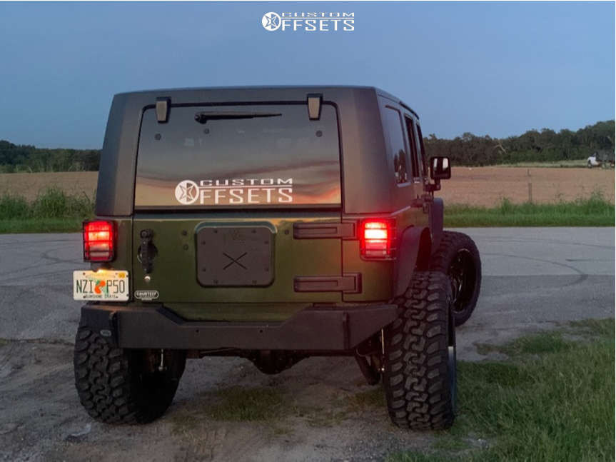 2008 Jeep Wrangler with 22x12 -44 Axe Offroad Zeus and 35/13.5R22 RBP ...