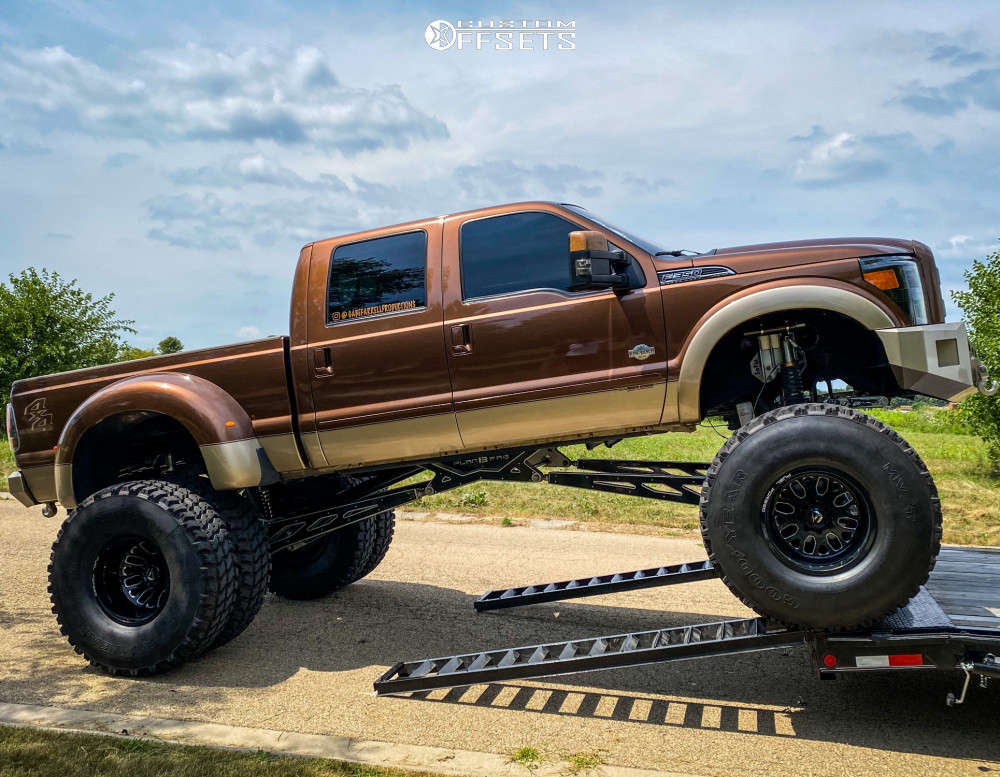 2012 Ford F-350 Super Duty with 20x14 -76 Fuel Forged Ff19 and 395 ...