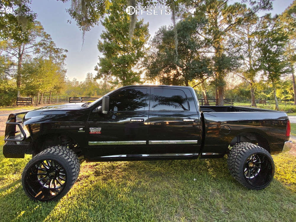 2010 Ram 2500 with 24x14 -76 Cali Offroad Summit and 33/14.5R24 Fury ...