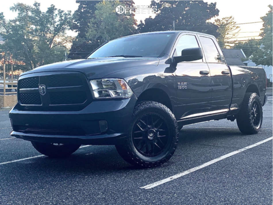 2017 Ram 1500 with 20x9 18 Motiv Offroad Magnus and 33/12.5R20 Cooper ...