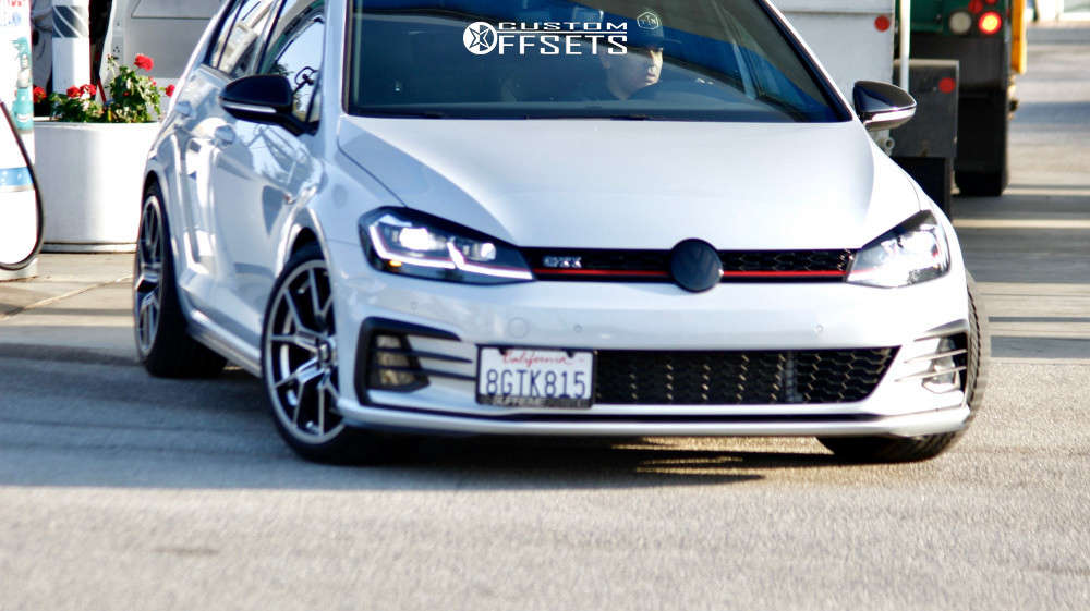 2018 Volkswagen GTI with 18x8.5 45 Neuspeed Rse10 and 225/40R18 Falken ...