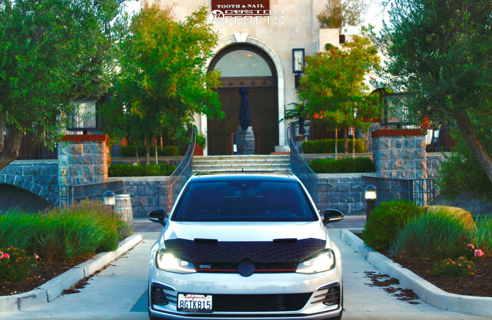 2018 Volkswagen GTI with 18x8.5 45 Neuspeed Rse10 and 225/40R18 Falken ...