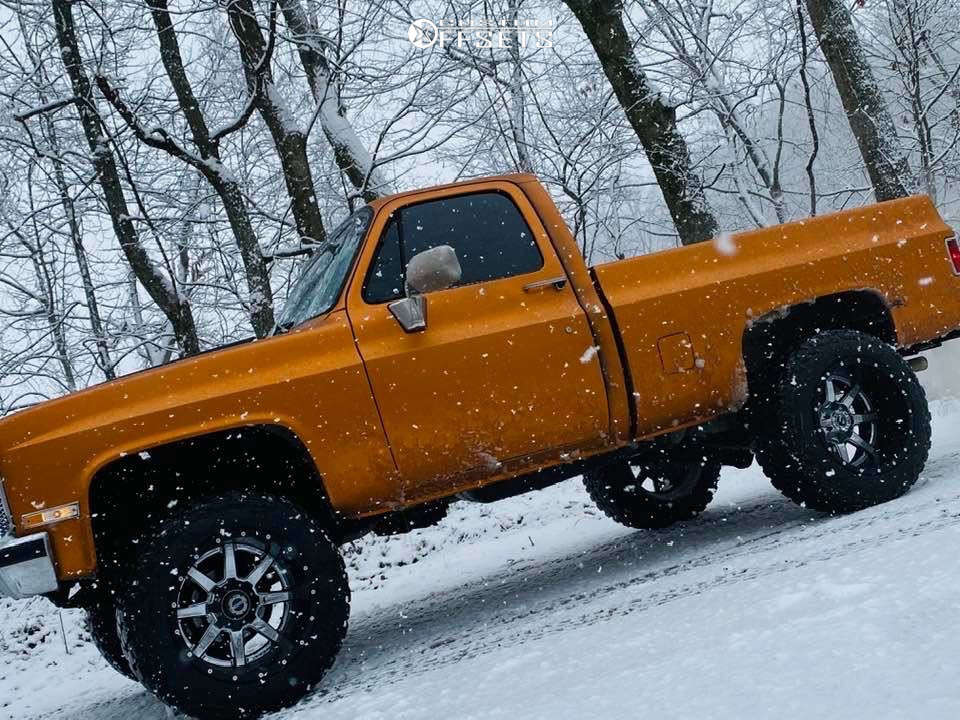 1984 Chevrolet K10 with 20x14 -76 Fuel Maverick and 35/12.5R20 Federal ...