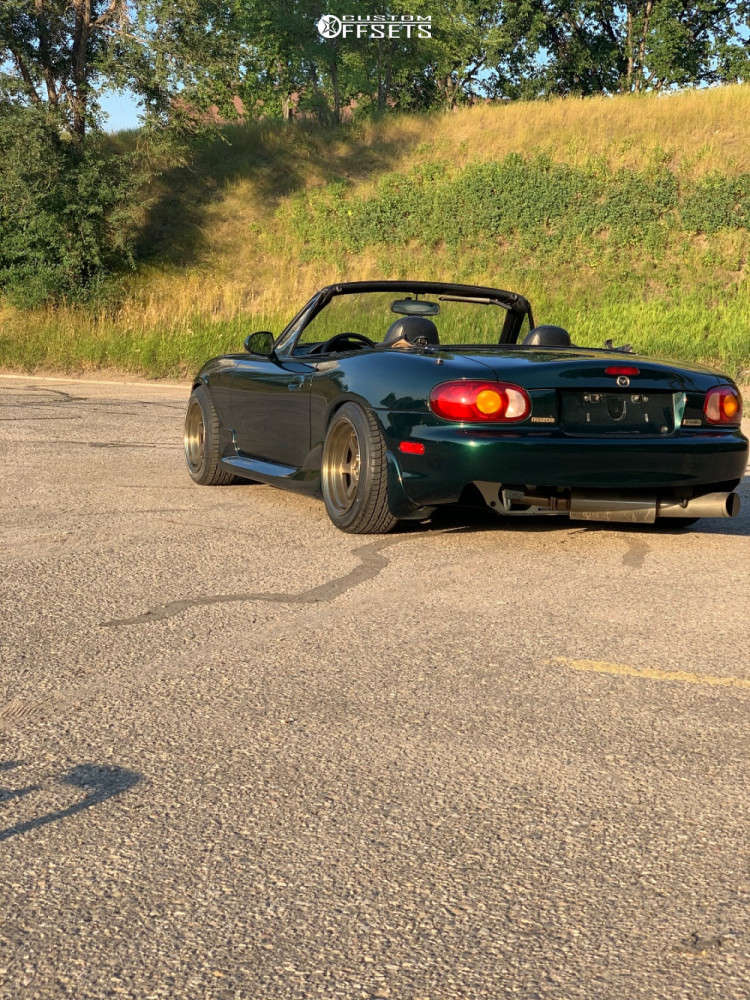 1999 Mazda MX-5 Miata with 15x8 0 MST Time Attack and 195/50R15 ...