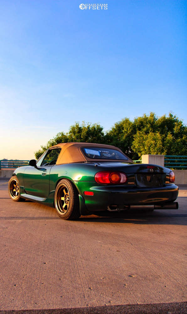 1999 Mazda MX-5 Miata with 15x8 0 MST Time Attack and 195/50R15 ...