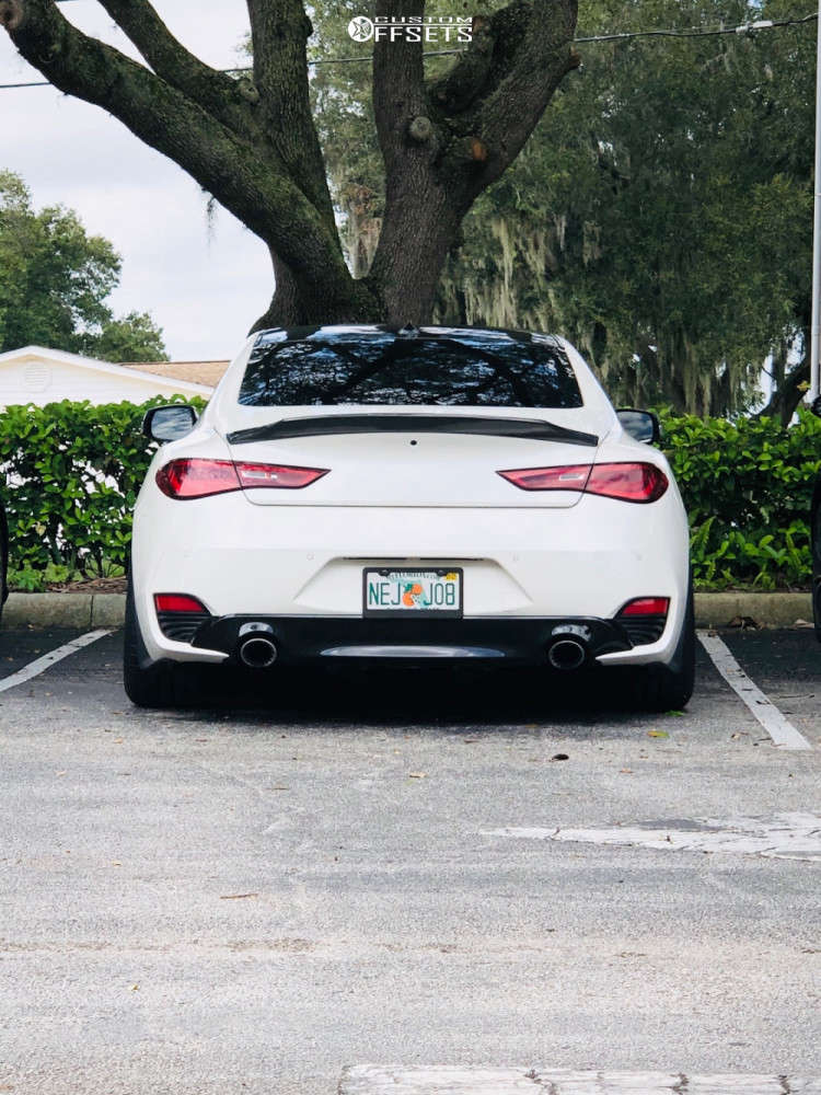 2019 INFINITI Q60 with 20x10.5 25 Velgen Vf5 and 275/20R20 Michelin ...