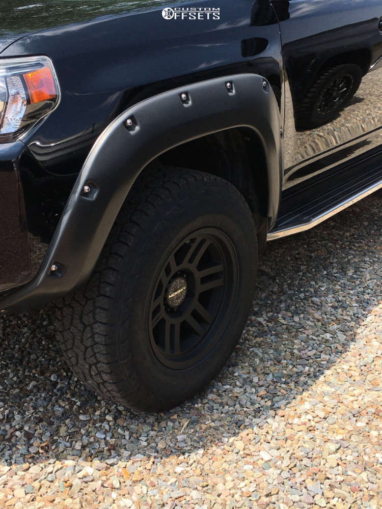 2018 Toyota 4Runner with 17x9 -12 Vision Manx 2 Overland and 265/70R17 ...