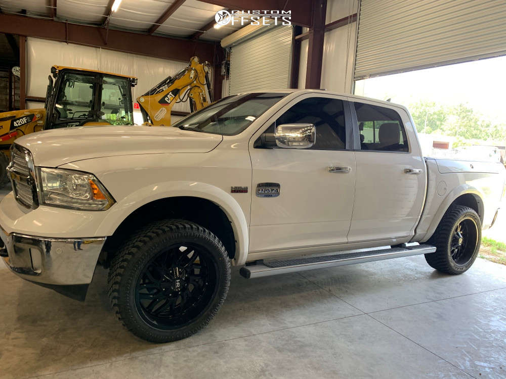 2015 Ram 1500 with 22x10 -25 Hardrock Destroyer and 305/45R22 Atturo ...