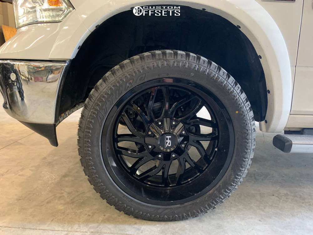 2015 Ram 1500 with 22x10 -25 Hardrock Destroyer and 305/45R22 Atturo ...