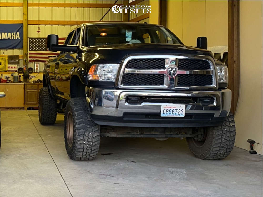 2014 Ram 2500 with 20x12 -52 Method Mr605 and 37/14.5R20 Mickey ...