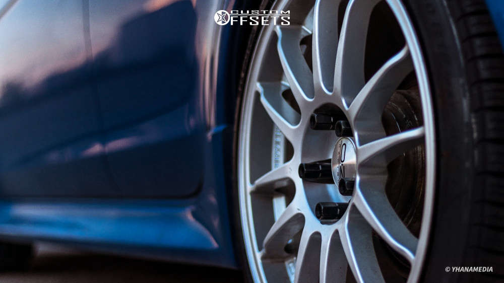 2015 Mitsubishi Lancer with 18x8 44 OZ Racing Superleggera and 225 ...