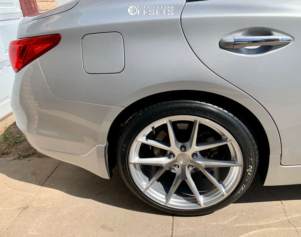 2016 INFINITI Q50 with 19x9.5 35 Aodhan Aff7 and 245/40R19 Falken Fk510 ...