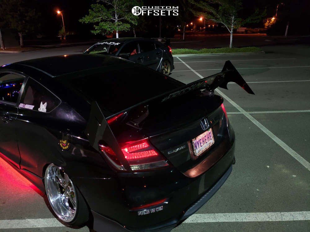 2015 Honda Civic with 18x9 44 Weds Kranze Cerberus Ii and 215/40R18 ...