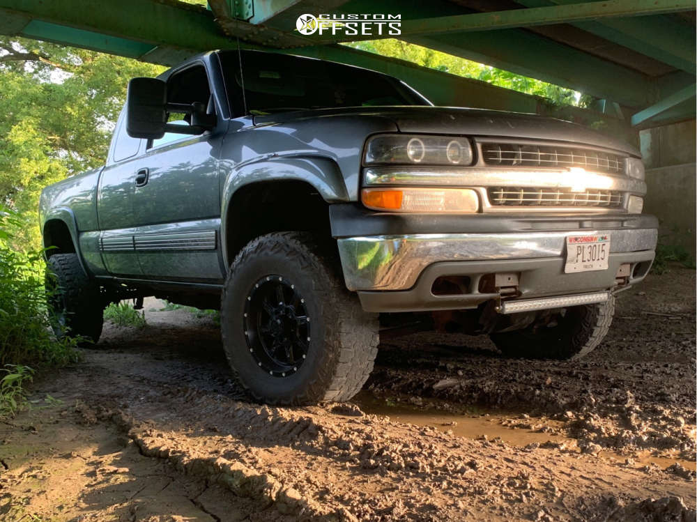 2001 Chevrolet Silverado 1500 with 16x8 0 Tuff T16 and 285/75R16 ...