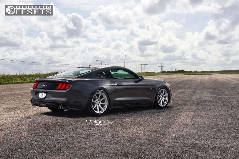 2015 Ford Mustang with 20x9 35 Velgen VMB8 and 275/35R20 Nitto Invo and ...