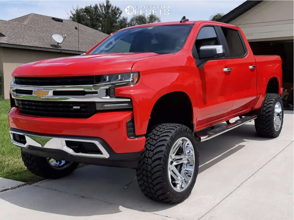 2020 Chevrolet Silverado 1500 with 22x12 -51 Vision Razor and 325/50R22 ...