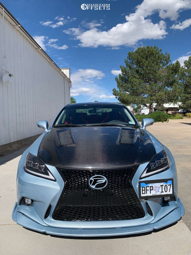 2012 Lexus IS250 with 19x9.5 22 Aodhan Ds01 and 225/35R19 Achilles Atr ...