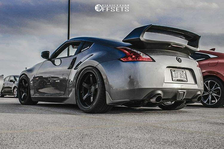 2012 Nissan 370Z with 19x9.5 35 Advan Racing GT and 265/35R19 Toyo ...