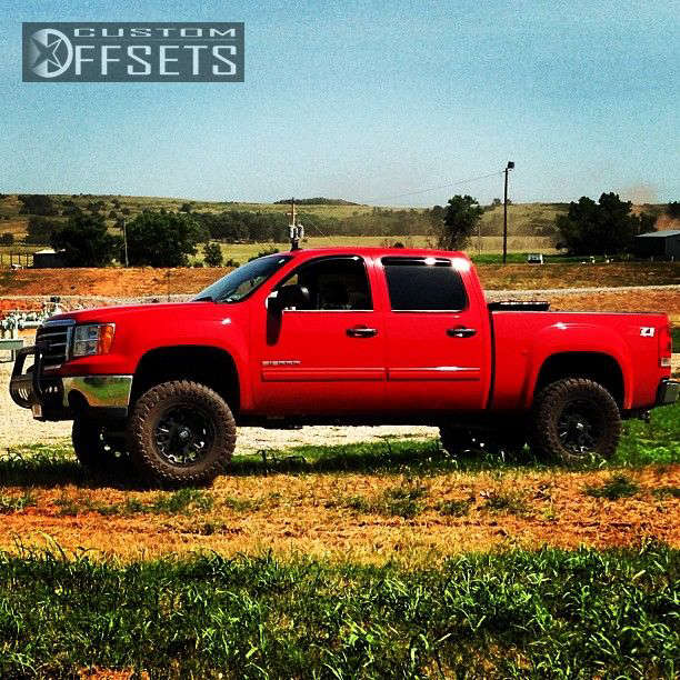 2012 GMC Sierra 1500 with 18x10 -12.7 XD Misfit and 35/12.5R18 Toyo ...