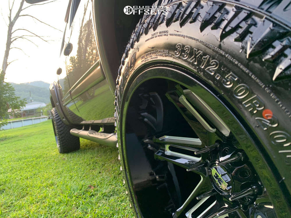 2012 GMC Sierra 1500 with 20x12 -51 Vision Razor and 33/12.5R20 Atturo ...