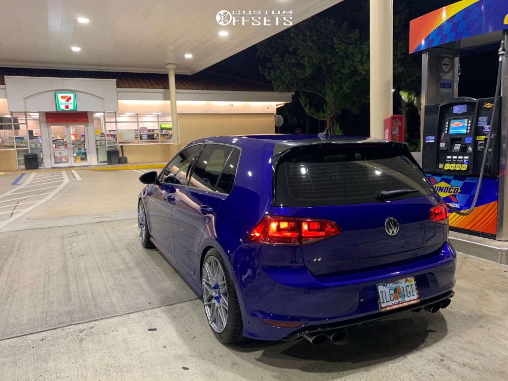 2016 Volkswagen Golf R with 18x8.5 45 Enkei Tms and 235/40R18 Michelin ...