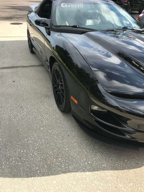 2001 Pontiac Firebird with 18x9 50 Cray Astoria and 275/35R18 ...