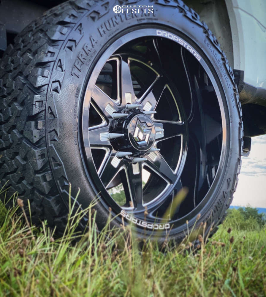 2017 Ford F-250 Super Duty with 22x12 -44 Dropstars 655bm and 35/12 ...