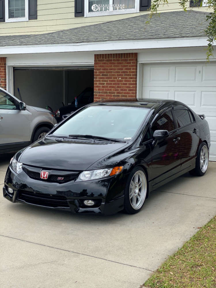 2009 Honda Civic Wheel Offset Tucked Coilovers | 1244859 | Custom Offsets