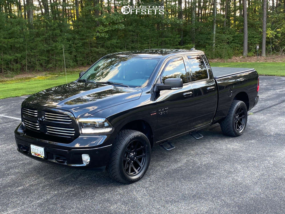 2018 Ram 1500 with 20x9 25 OE Performance 107 and 305/50R20 Nitto ...