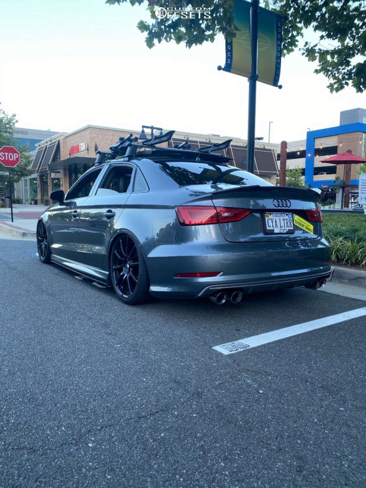 2016 Audi S3 with 19x8 45 Neuspeed Rse102 and 235/35R19 Continental ...