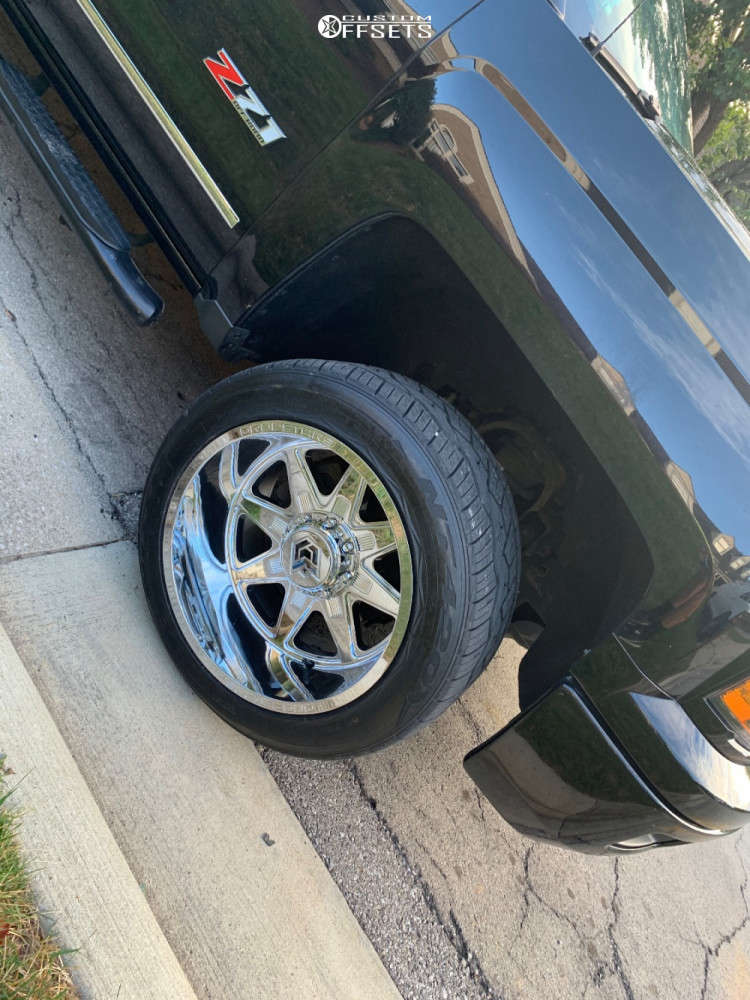 2015 Chevrolet Silverado 1500 with 20x12 -44 Dropstars 655c and 305 ...