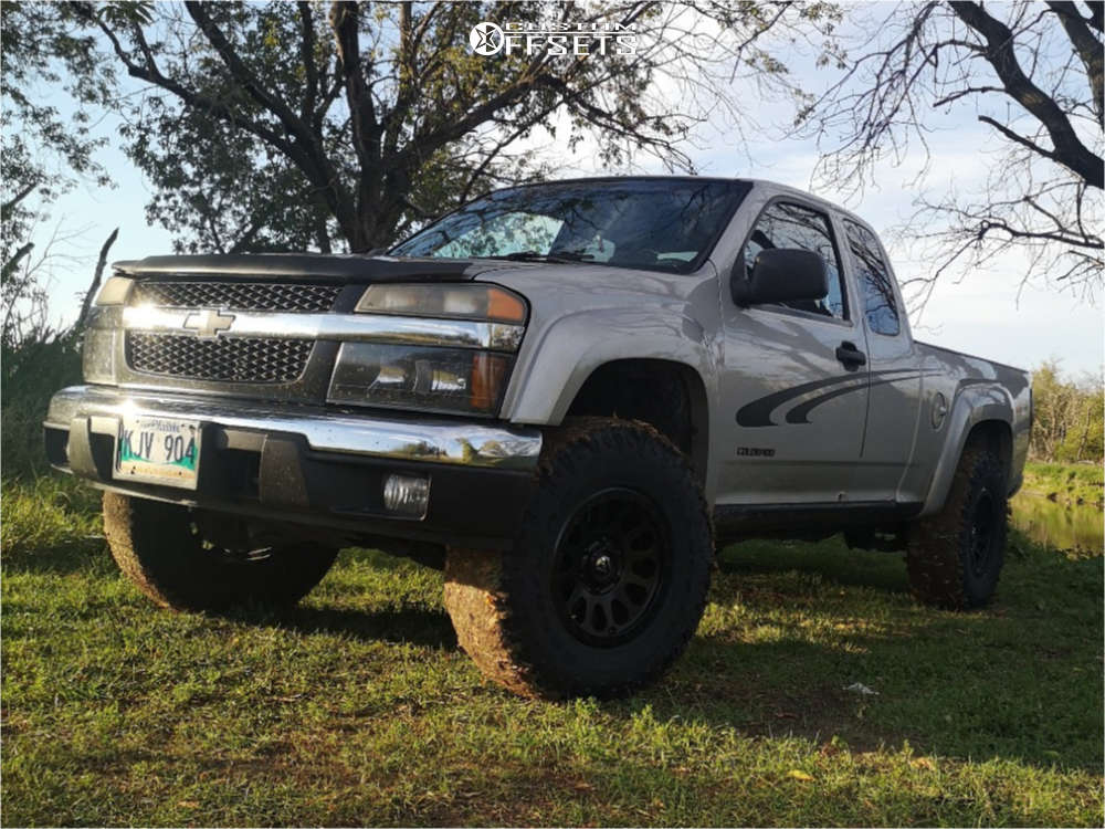 2005 Chevrolet Colorado with 16x8 20 Fuel Vector and 265/75R16 Goodyear ...