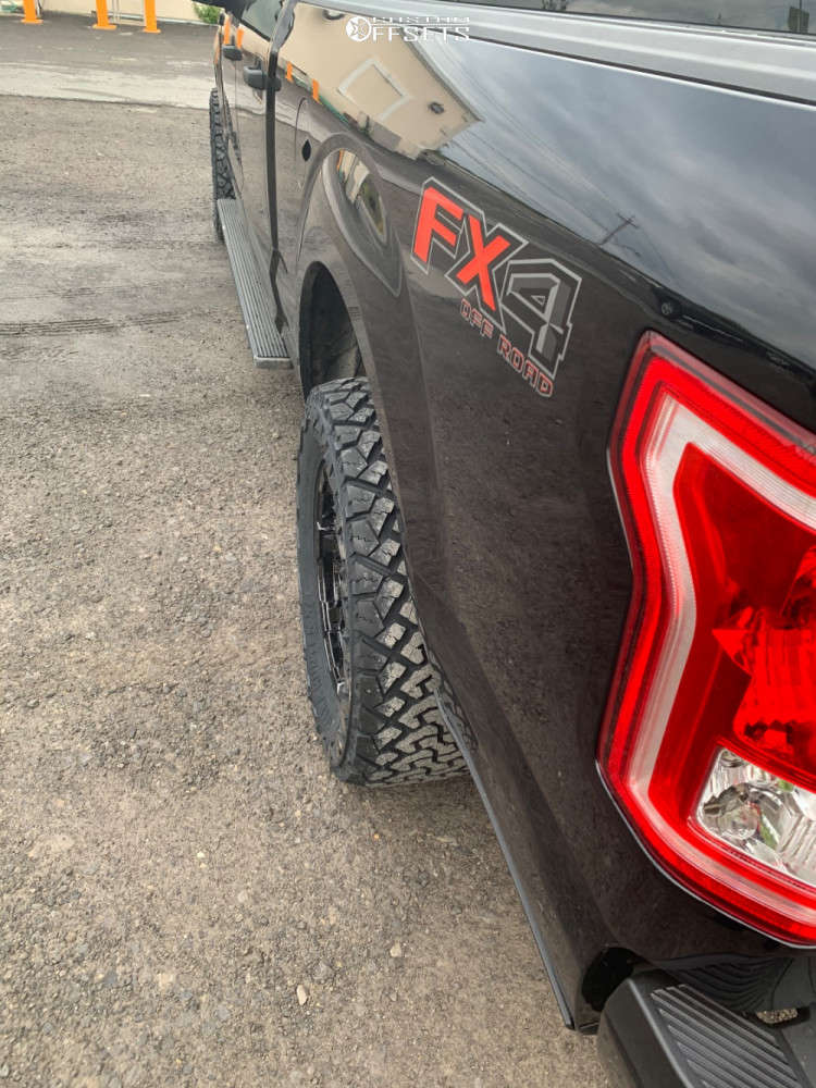 2017 Ford F-150 with 18x8.5 25 Vision Warrior and 33/12.5R18 Venom ...