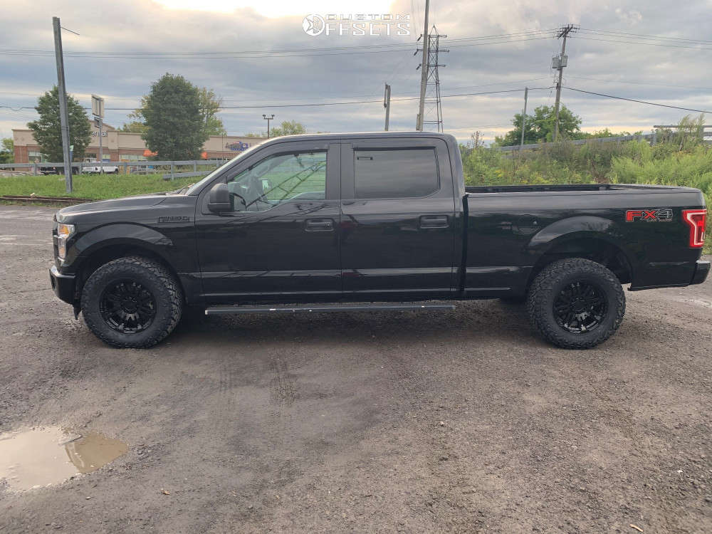 2017 Ford F-150 with 18x8.5 25 Vision Warrior and 33/12.5R18 Venom ...