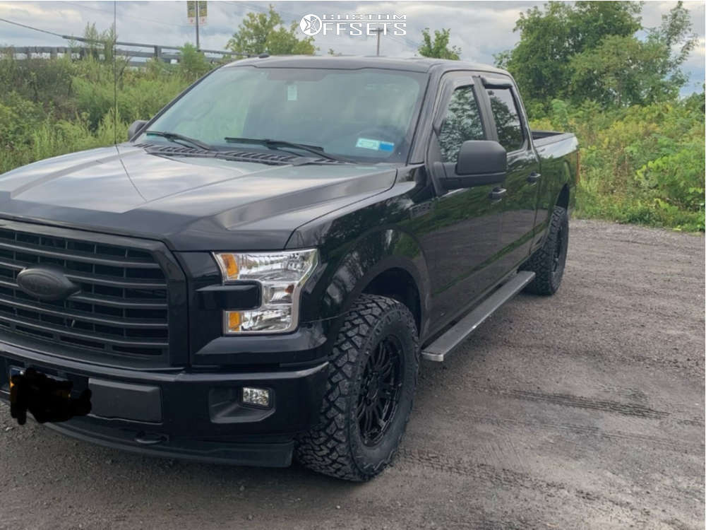 2017 Ford F-150 with 18x8.5 25 Vision Warrior and 33/12.5R18 Venom ...