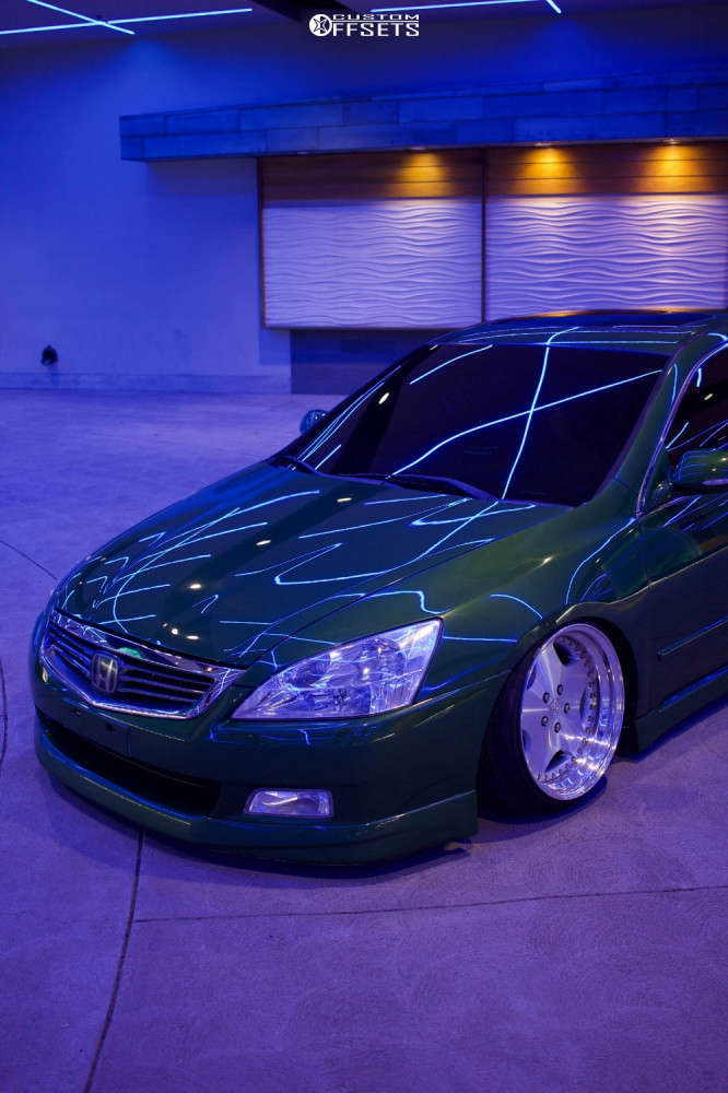 2004 Honda Accord with 18x9.5 17 Work Ryver and 215/35R18 Lionhart All ...