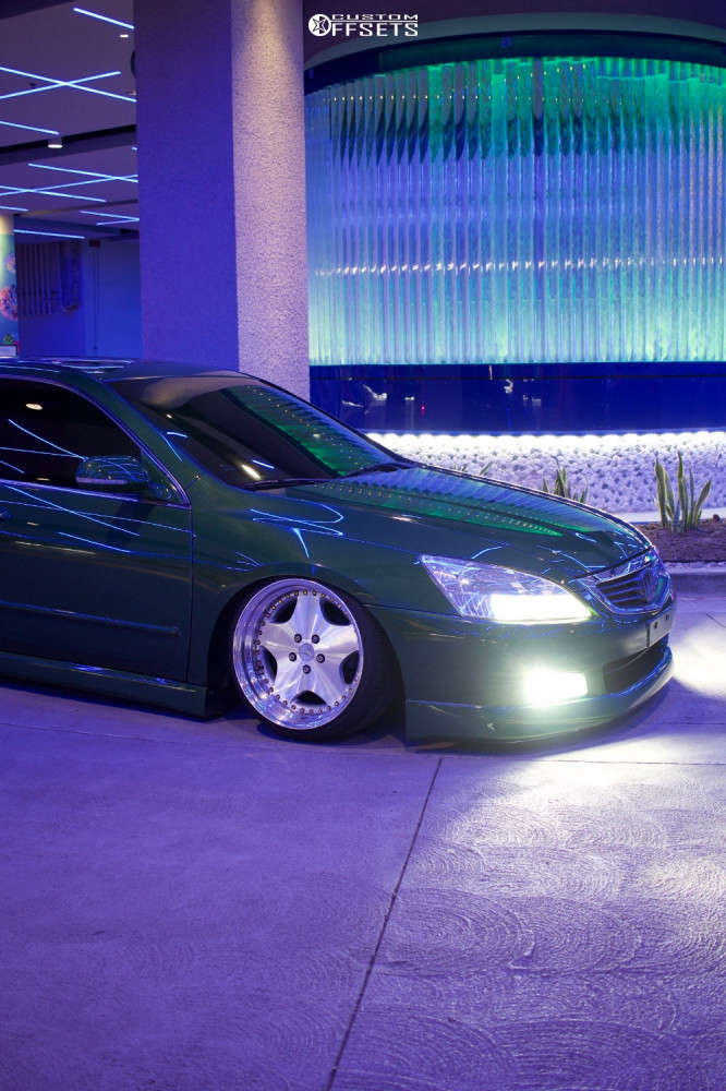 2004 Honda Accord with 18x9.5 17 Work Ryver and 215/35R18 Lionhart All ...