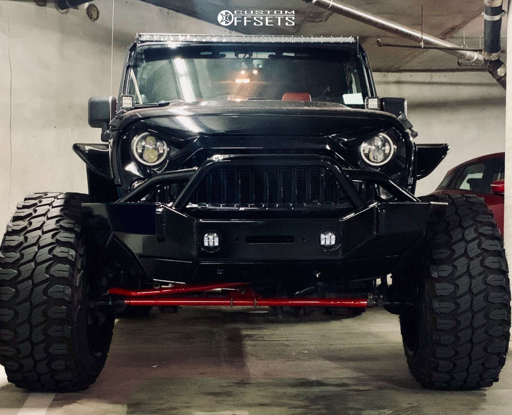 2014 Jeep Wrangler JK with 22x12 -44 TIS Forged F51bm1 and 37/13.5R22 ...