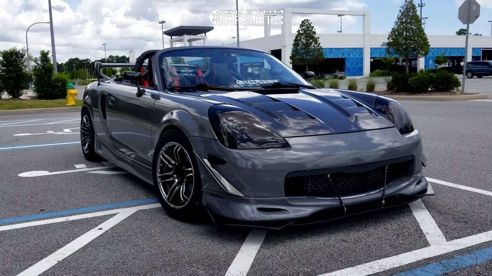 2001 Toyota MR2 Spyder with 15x8 30 Cosmis Racing Mrii and 225/45R15 ...