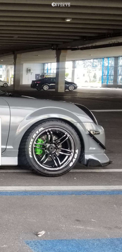 2001 Toyota MR2 Spyder with 15x8 30 Cosmis Racing Mrii and 225/45R15 ...