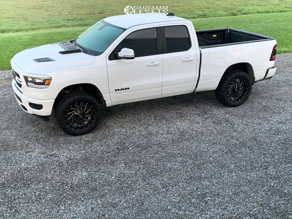 2019 Ram 1500 with 20x9 Hardrock Crusher and 305/55R20 AMP Terrain ...