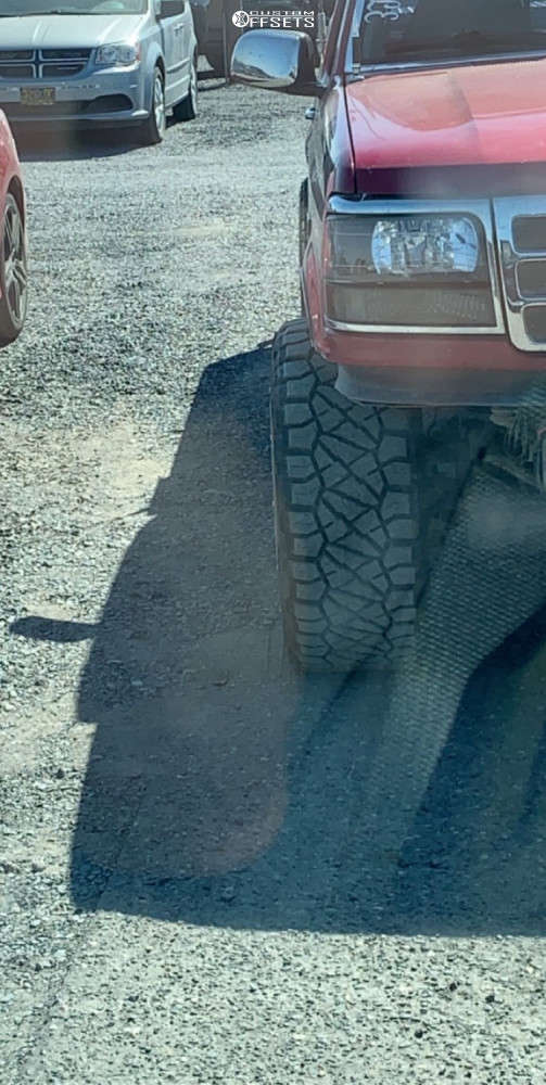 1995 Ford F-150 with 22x12 -51 Vision Rocker and 33/12.5R22 Nitto Ridge ...