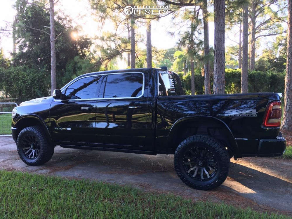 2020 Ram 1500 with 20x9 1 Fuel Blitz and 35/12.5R20 Nitto Ridge ...