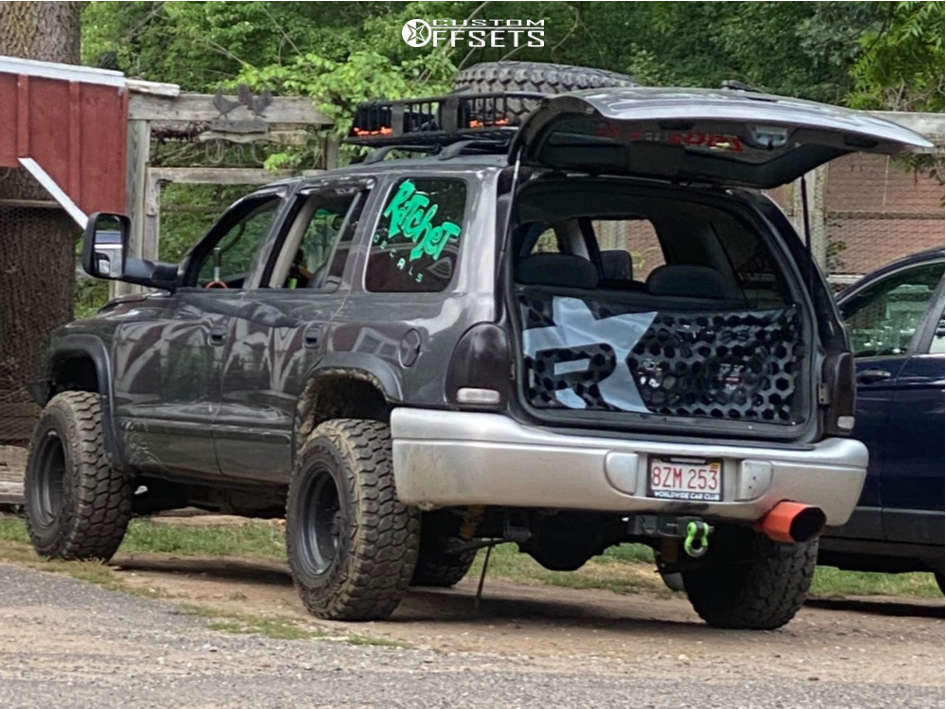 2002 Dodge Durango with 15x10 -25 Black Rock Type 8 and 31/10.5R15 ...