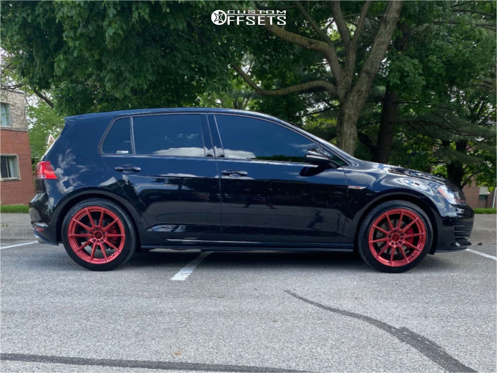 2016 Volkswagen GTI with 18x8.5 35 XXR 567 and 235/40R18 Nitto Neo Gen ...
