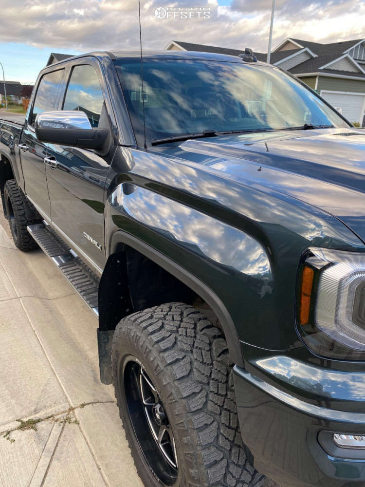 2018 GMC Sierra 1500 with 20x10 -12 LRG 115 and 35/12.5R20 Goodyear ...