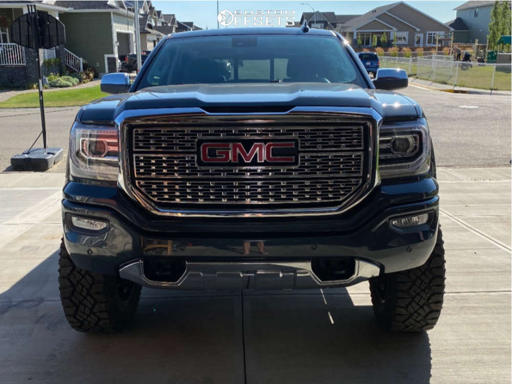 2018 GMC Sierra 1500 with 20x10 -12 LRG 115 and 35/12.5R20 Goodyear ...