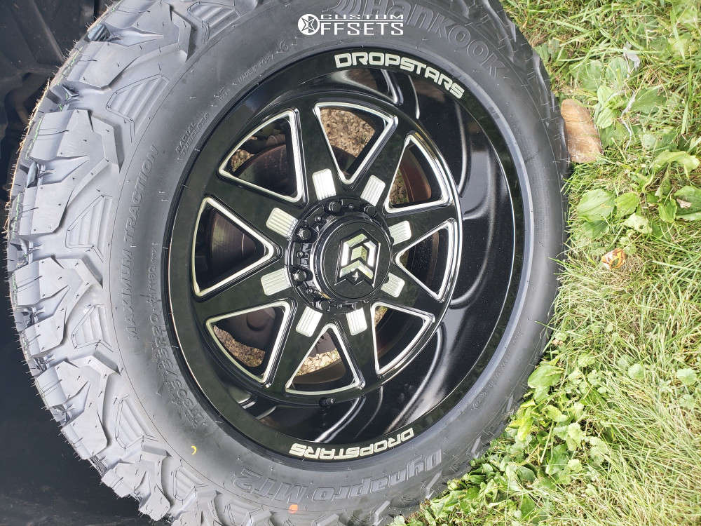 2014 Ram 1500 with 20x10 -25 Dropstars 655bm and 305/55R20 Hankook ...