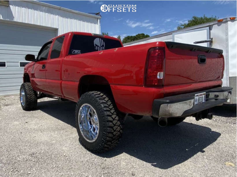 2003 Chevrolet Silverado 1500 with 20x12 -44 Moto Metal Mo986 and 35/12 ...